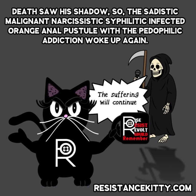 Day 375 GroundHog Day - Resistance Kitty